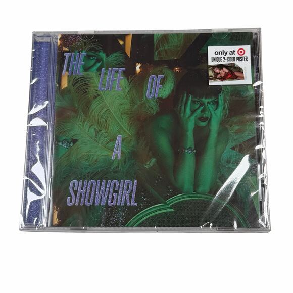 Media | Taylor Swift The Life Of A Showgirl Cd Target Exclusive 2sided ...